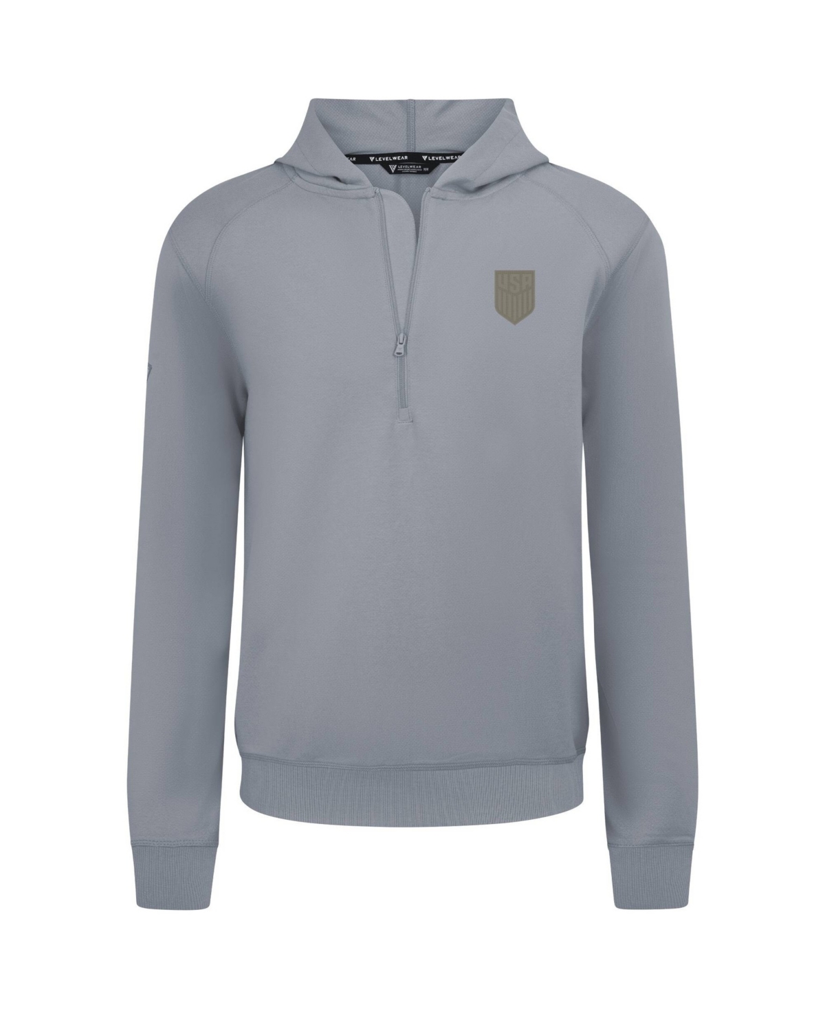 Click here for LevelWear Mens Gray Usmnt Technic Tri-Blend Quarte... prices
