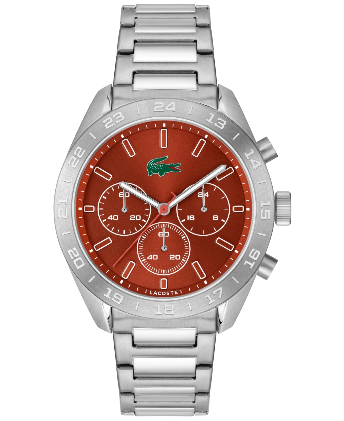 Click here for Lacoste Mens Quartz Boston Silver Tone Stainless S... prices