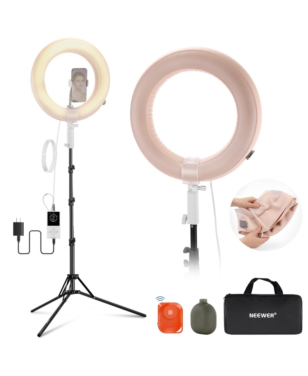 Click here for Neewer RA14B Ring Light with 35W  2400lux  6500K f... prices