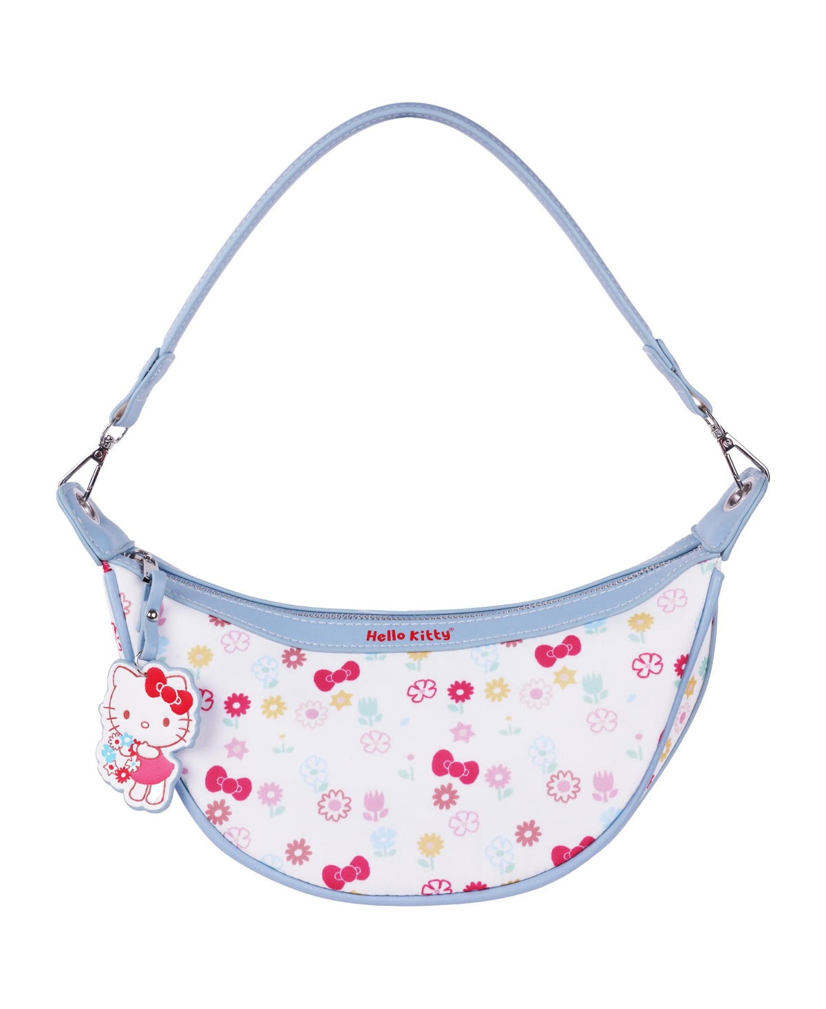Click here for Sanrio Hello Kitty Floral Print Top Zip Shoulder B... prices