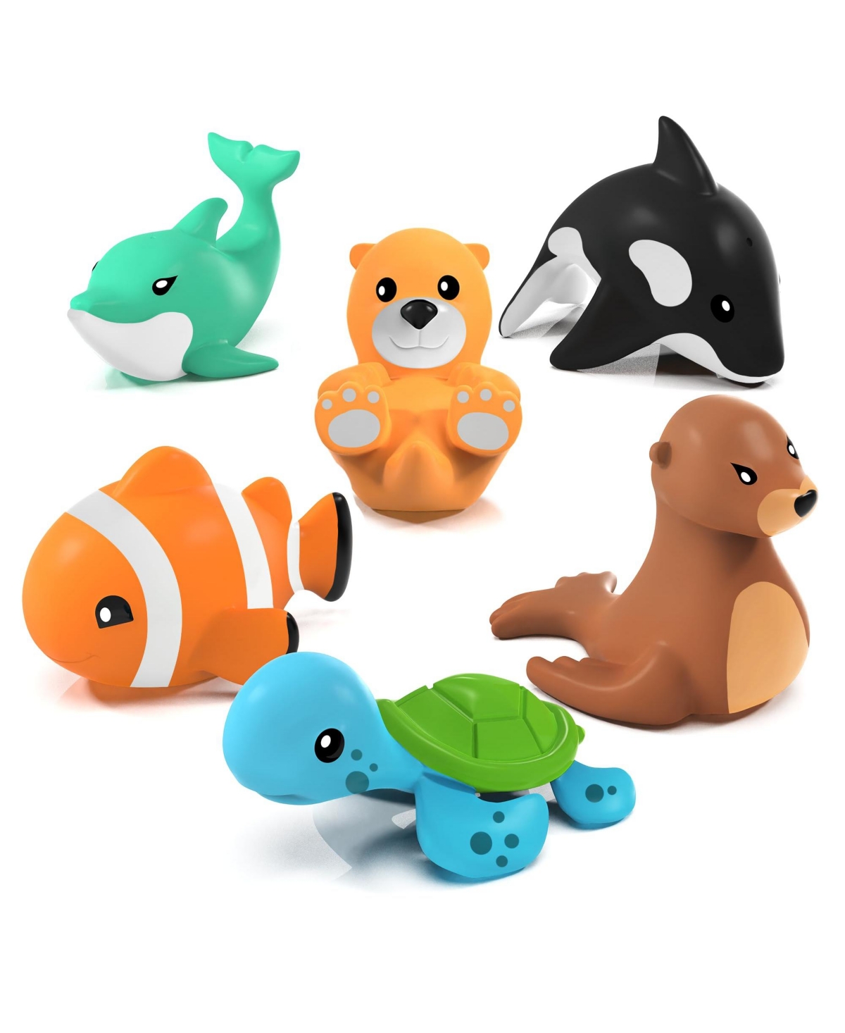 Click here for Gnuadz 6 Pack Marine Mold Free Bath Toy Sealed No... prices
