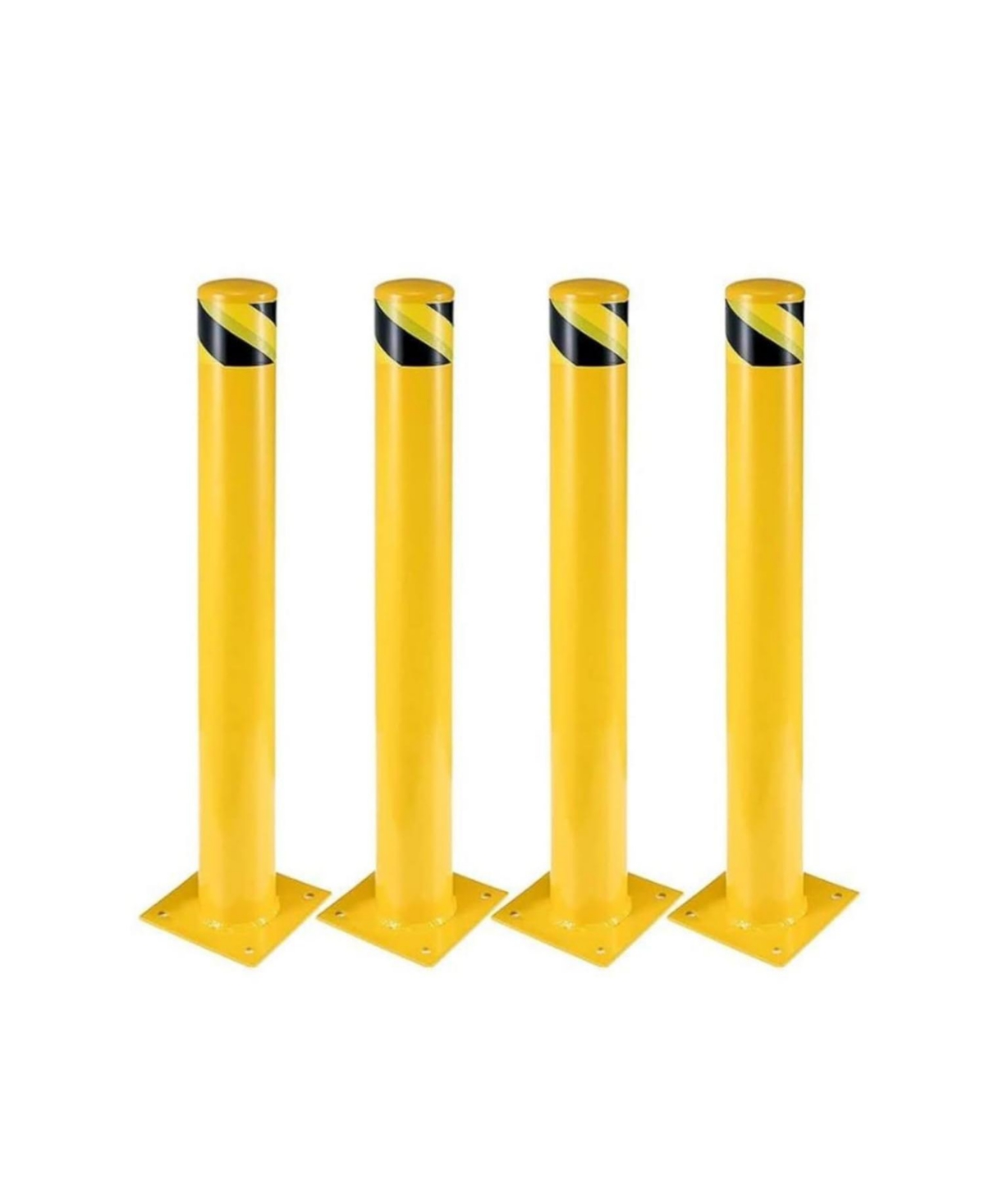 Click here for gaomon 4 Pack 42 In Safety Bollards Heavy Duty Ste... prices