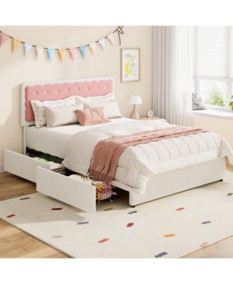 Click here for Velvet Upholstered Platform Bed With Biscuit Tufte... prices