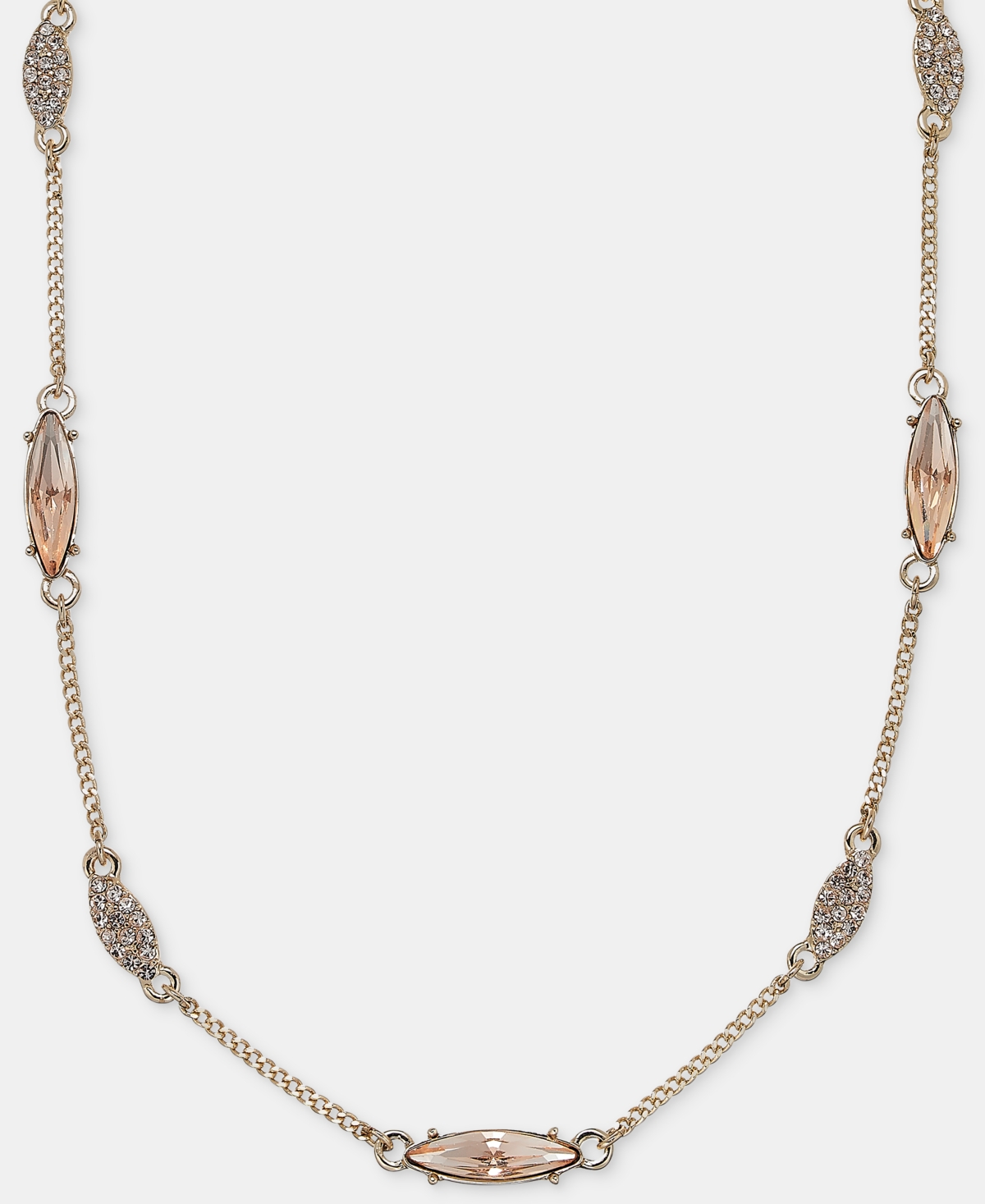 Click here for Givenchy Crystal Station Collar Necklace  16 + 3 e... prices