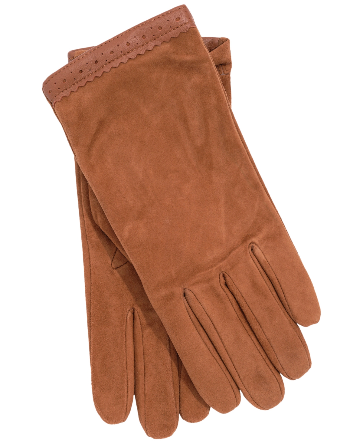 Click here for Lauren Ralph Lauren Wing Tip Leather Gloves - Toba... prices
