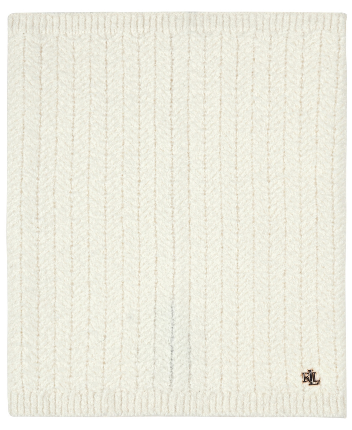 Click here for Lauren Ralph Lauren Herringbone Funnel Scarf - Cre... prices