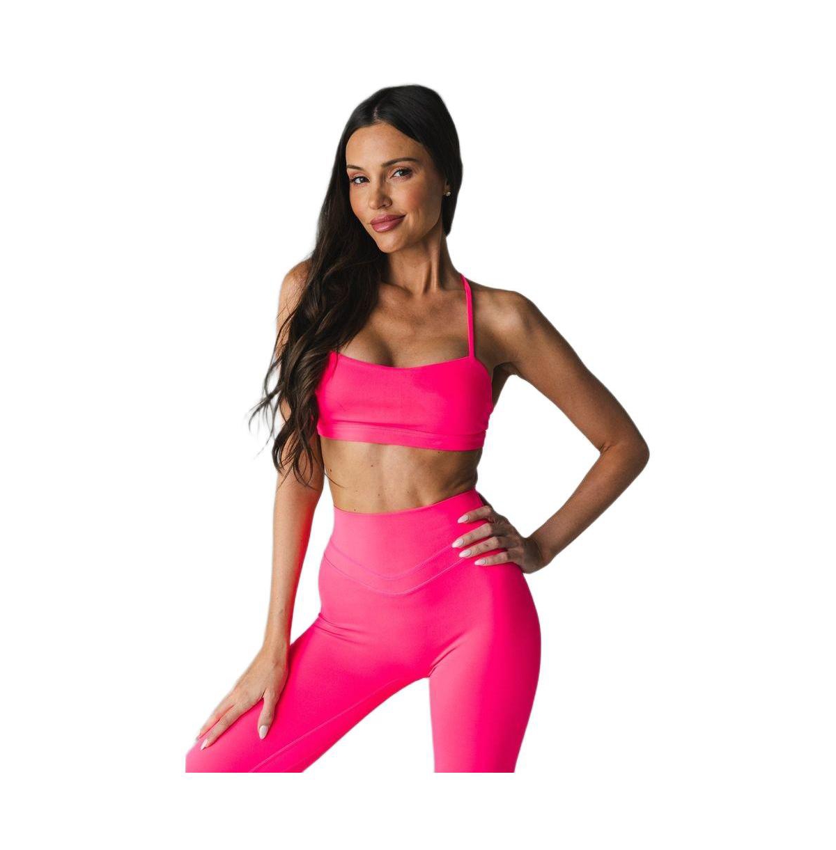 Click here for Vitality Womens Pulse Mini Bra - Neon pink prices
