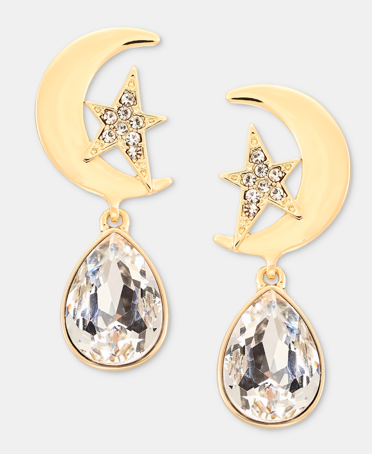 Click here for Karl Lagerfeld Paris Crystal Star & Moon Drop Earr... prices