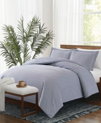 Click here for Brooklyn Loom Pinstripe 3 Piece Duvet Cover Sets prices