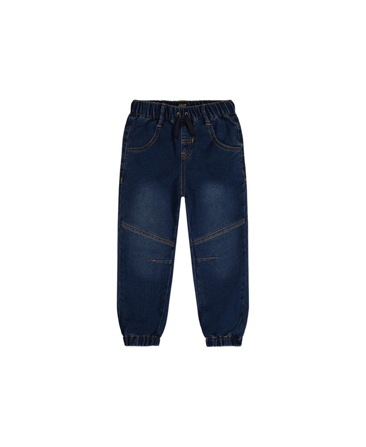 Click here for Deux par Deux Baby Boys French Terry Denim Jogger... prices