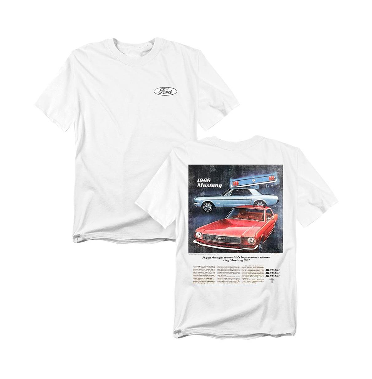 Click here for Mustang Mens Ford 66 Advert Front Back T-Shirt - W... prices