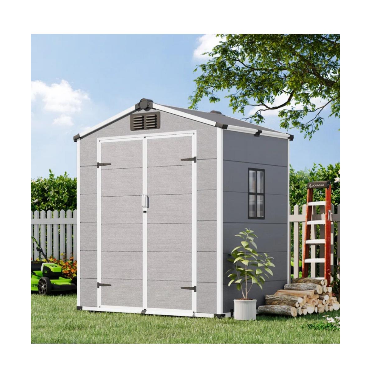 Click here for Erommy 6X4 Feet Outdoor Storage Shed  Weather-Resi... prices