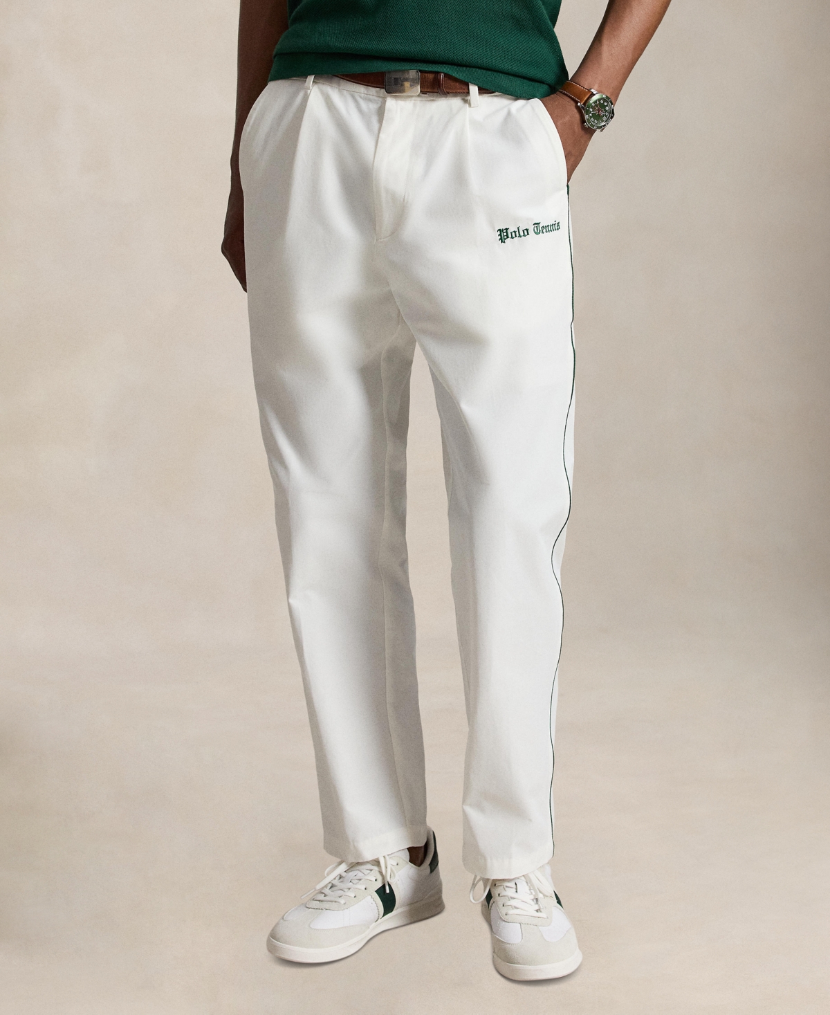 Click here for Polo Ralph Lauren Mens Oakfort Faille Pants - Pape... prices
