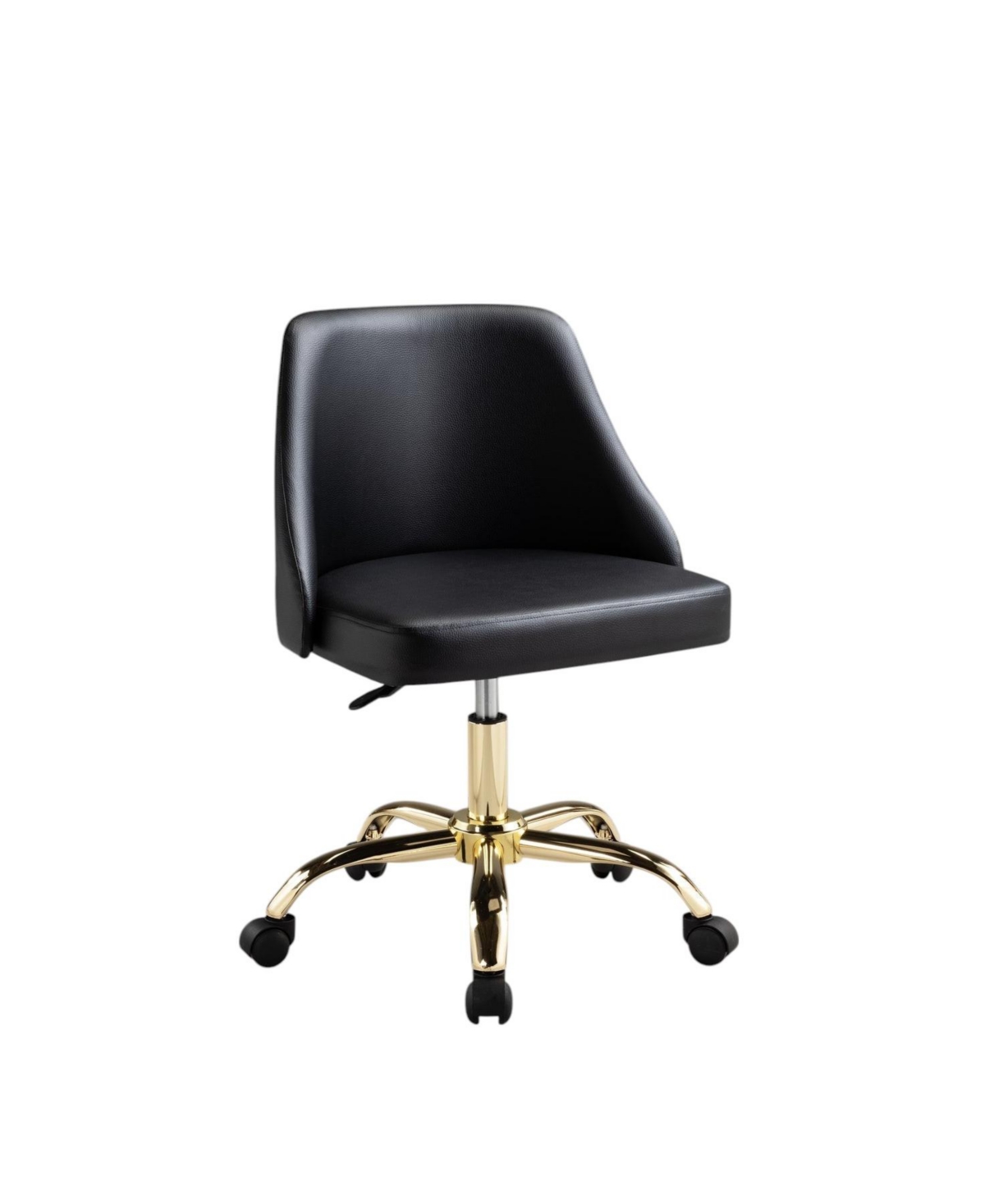 Click here for HomeRoots Faux Leather Adjustable Height Swivel Ro... prices