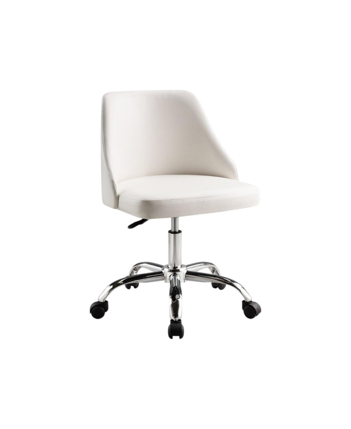Click here for HomeRoots Faux Leather Adjustable Height Swivel Ro... prices