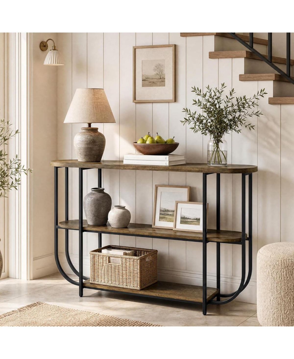Click here for Tribesigns 63 Entryway Table  3-Tier Narrow Consol... prices