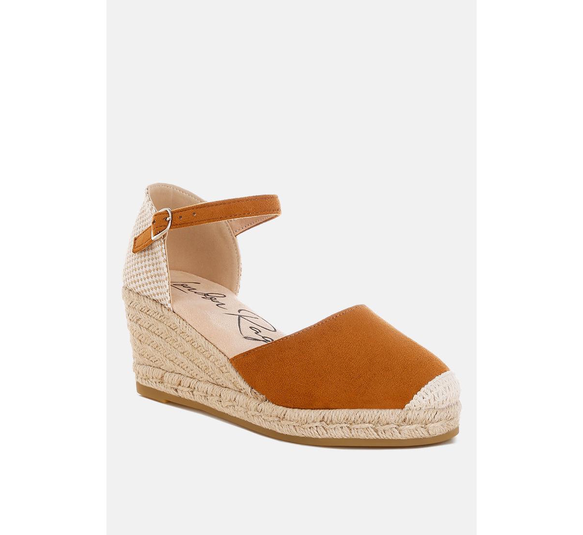 Click here for Paryor Microfiber Espadrilles Sandals - Tan microf... prices