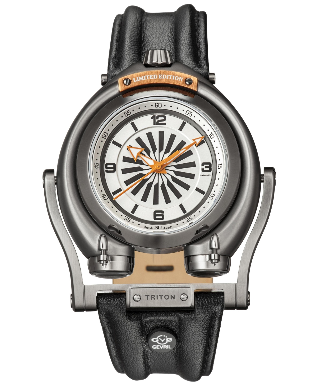 Click here for GV2 by Gevril Mens Triton Swiss Automatic Leather... prices