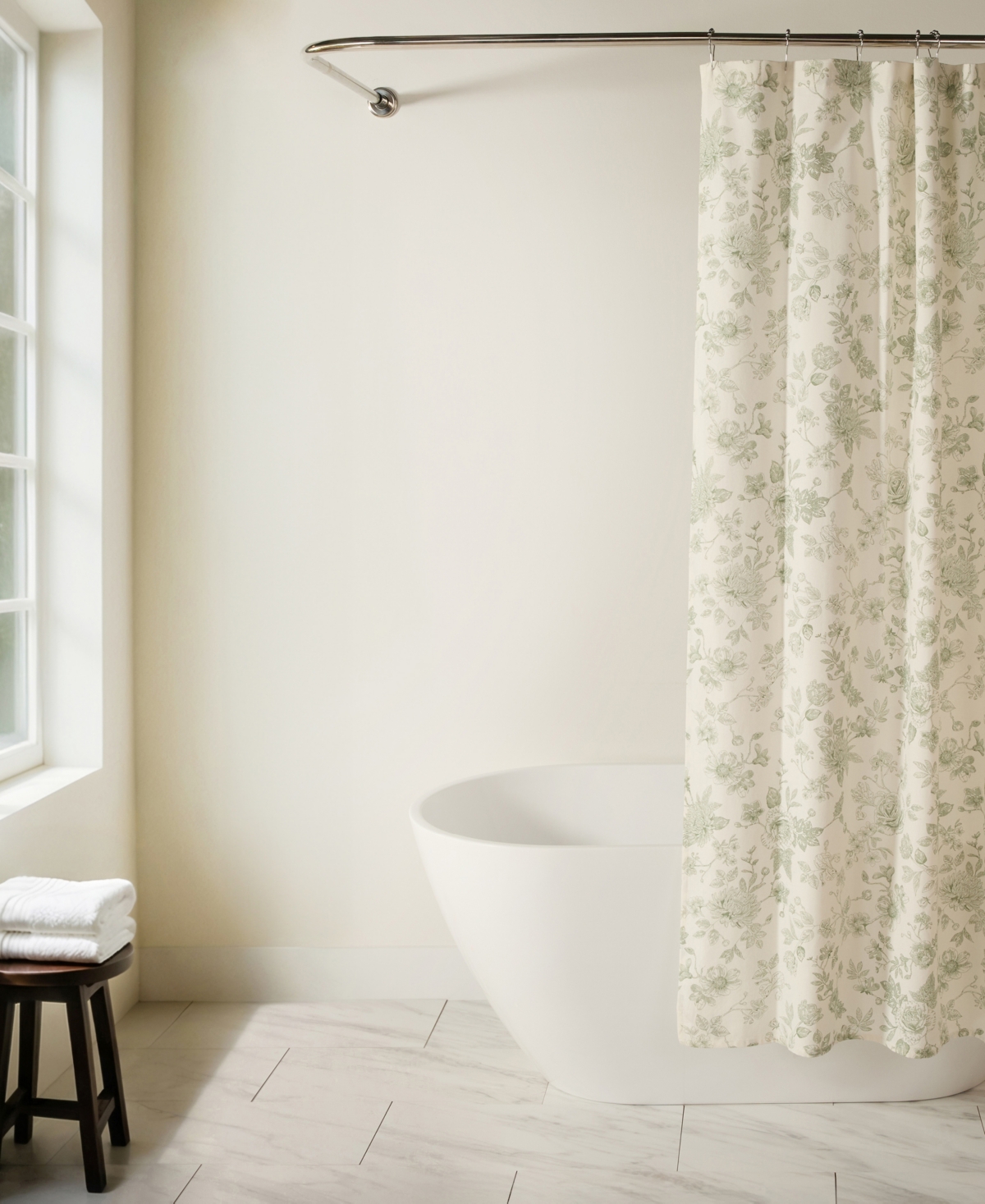 Click here for ienjoy Home Cotton Blend Printed Shower Curtains... prices