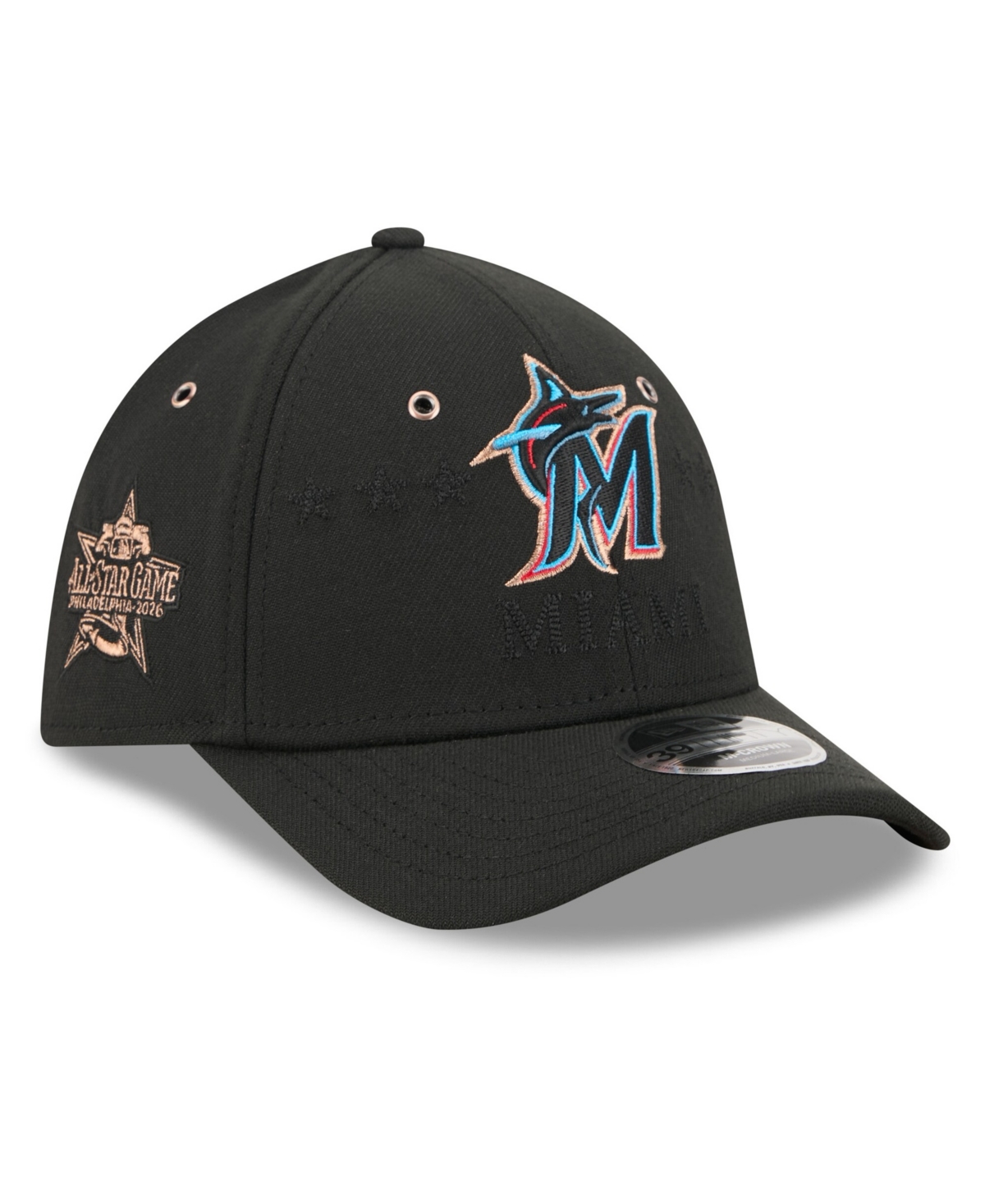 Click here for New Era Mens Black Miami Marlins 2026 Mlb All-Star... prices