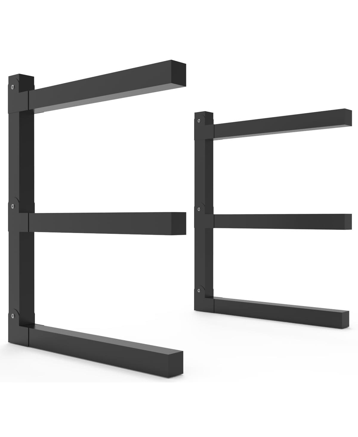 Click here for Xdovet Lumber Rack Wall-Mounted 3-Level Organizer... prices