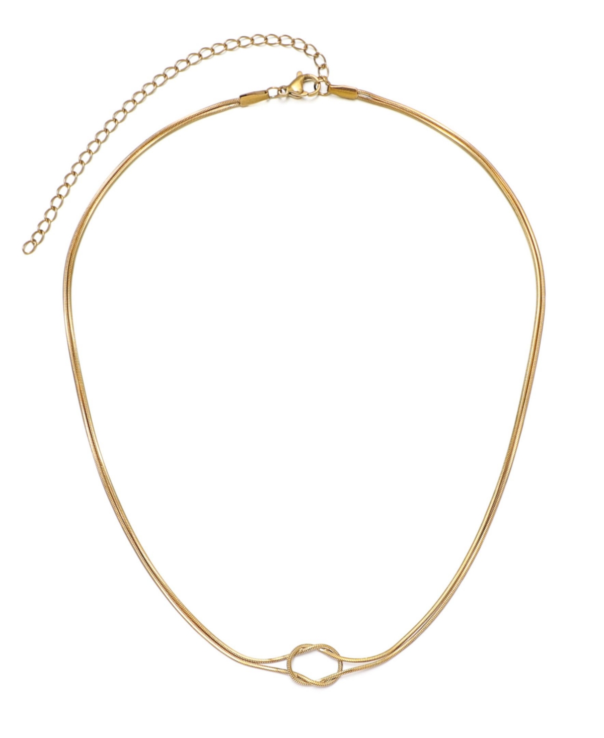 Click here for Adornia Tarnish Resistant Gold Adjustable Knot Nec... prices