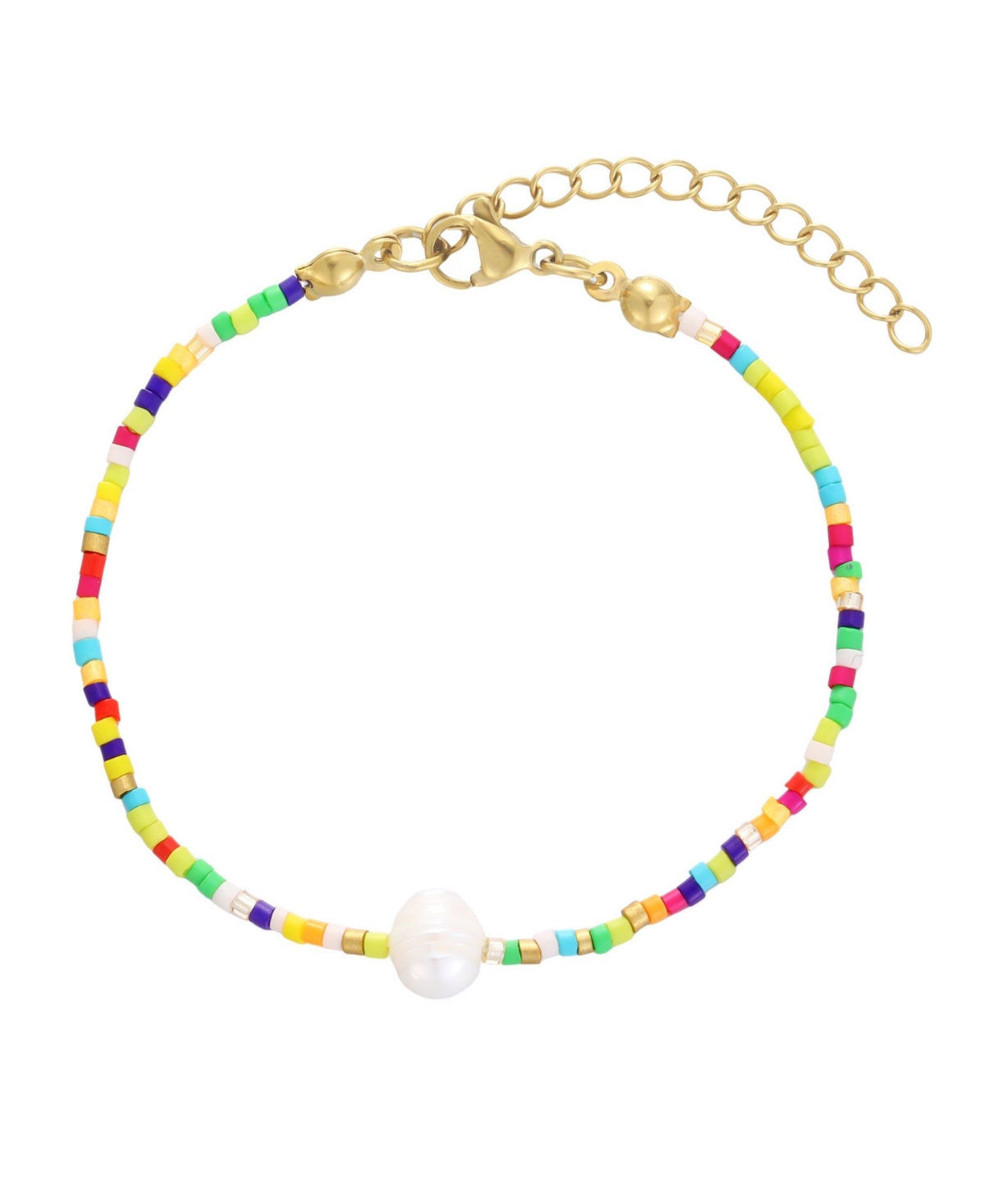 Click here for Adornia Natural Freshwater Pearl Color Bead Bracel... prices