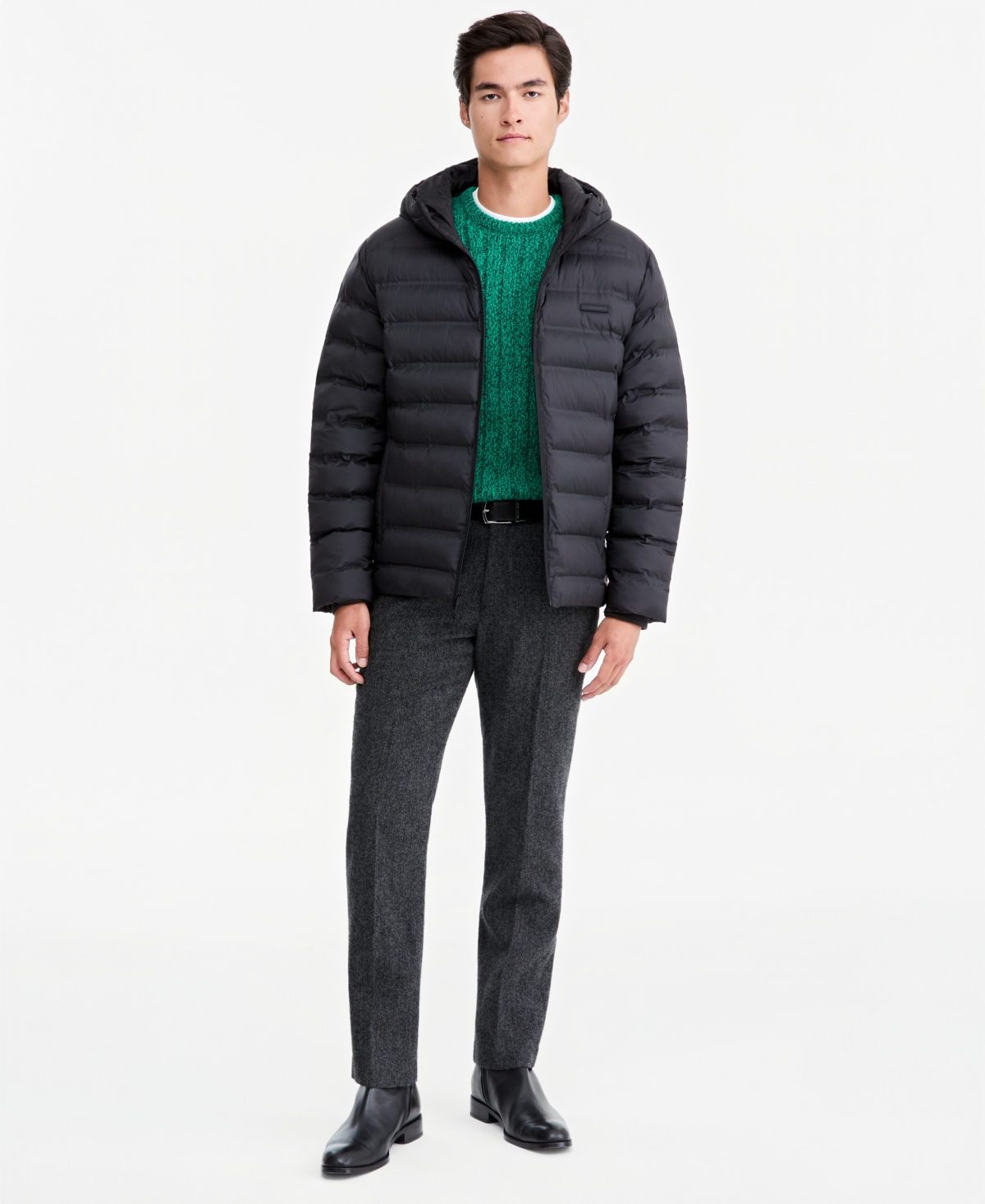 Click here for Calvin Klein Mens Packable Lightweight Hooded Jack... prices