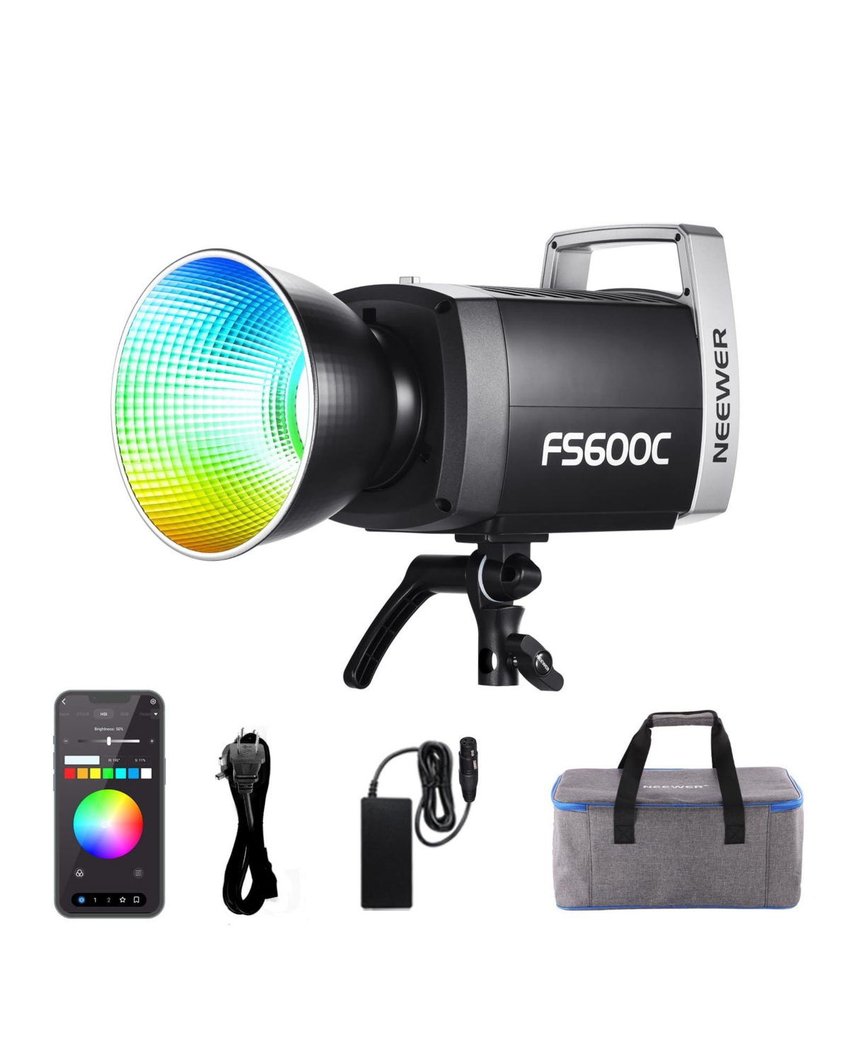 Click here for Neewer TLCI97 Led Video Light with 600W  7500K  CR... prices