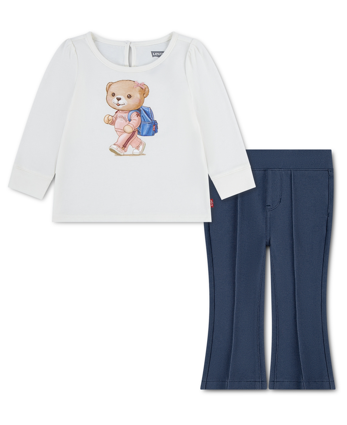 Click here for Levis Baby Boys and Baby Girls Teddy Bear Graphic... prices