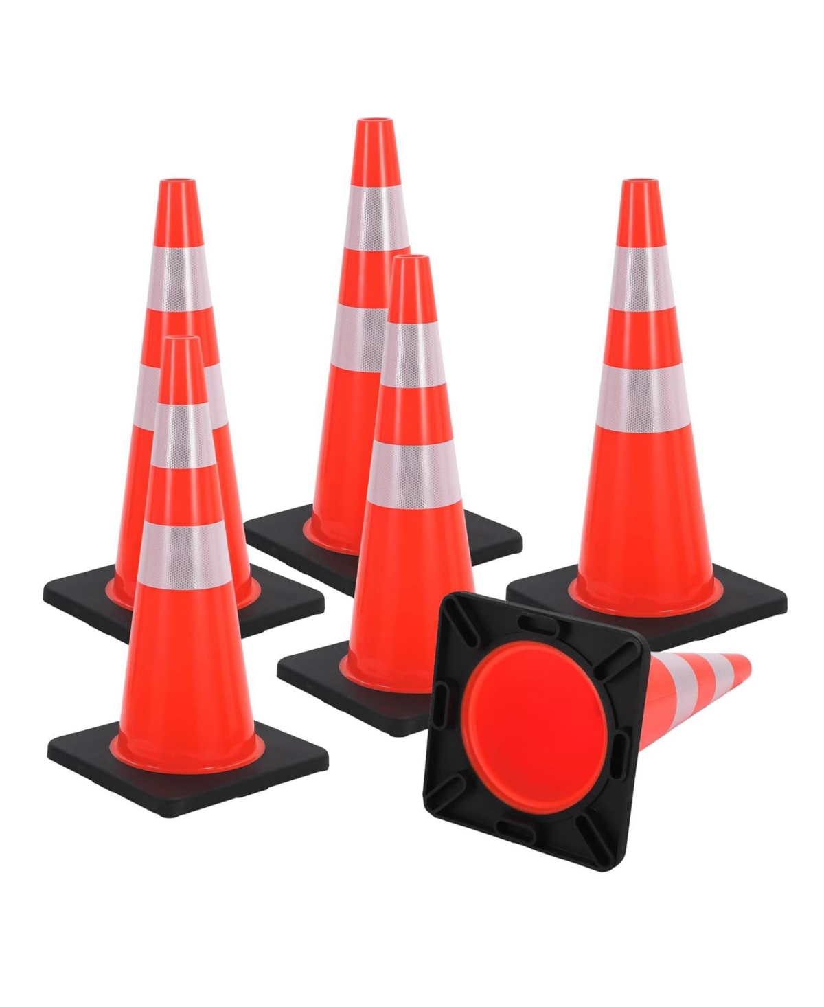 Click here for gaomon 6 Pack 28 In Traffic Cones with Heavy Duty... prices