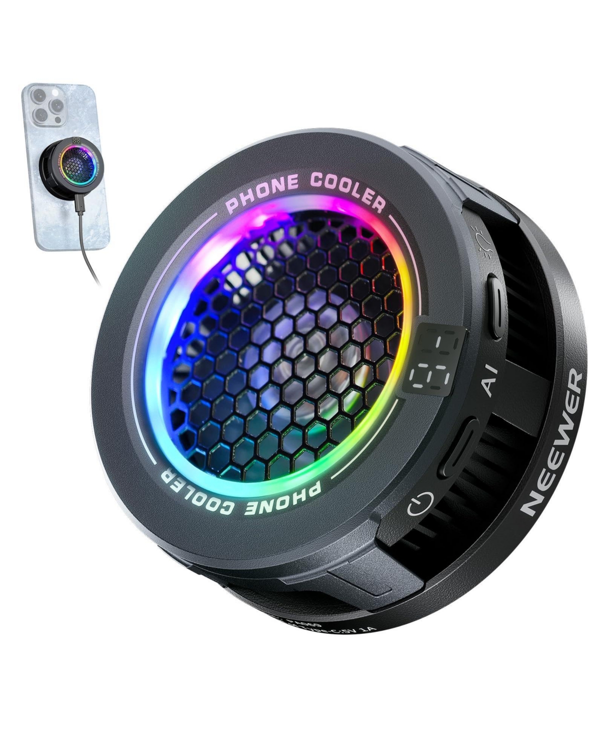 Click here for Neewer PA069 Magnetic Phone Cooler with Rgb for se... prices
