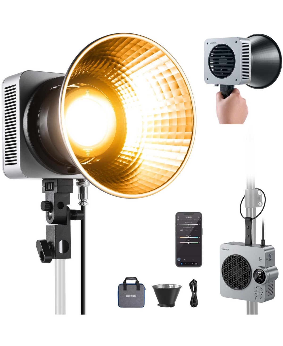 Click here for Neewer HS200B Led Video Light with 280W  6500K  CR... prices