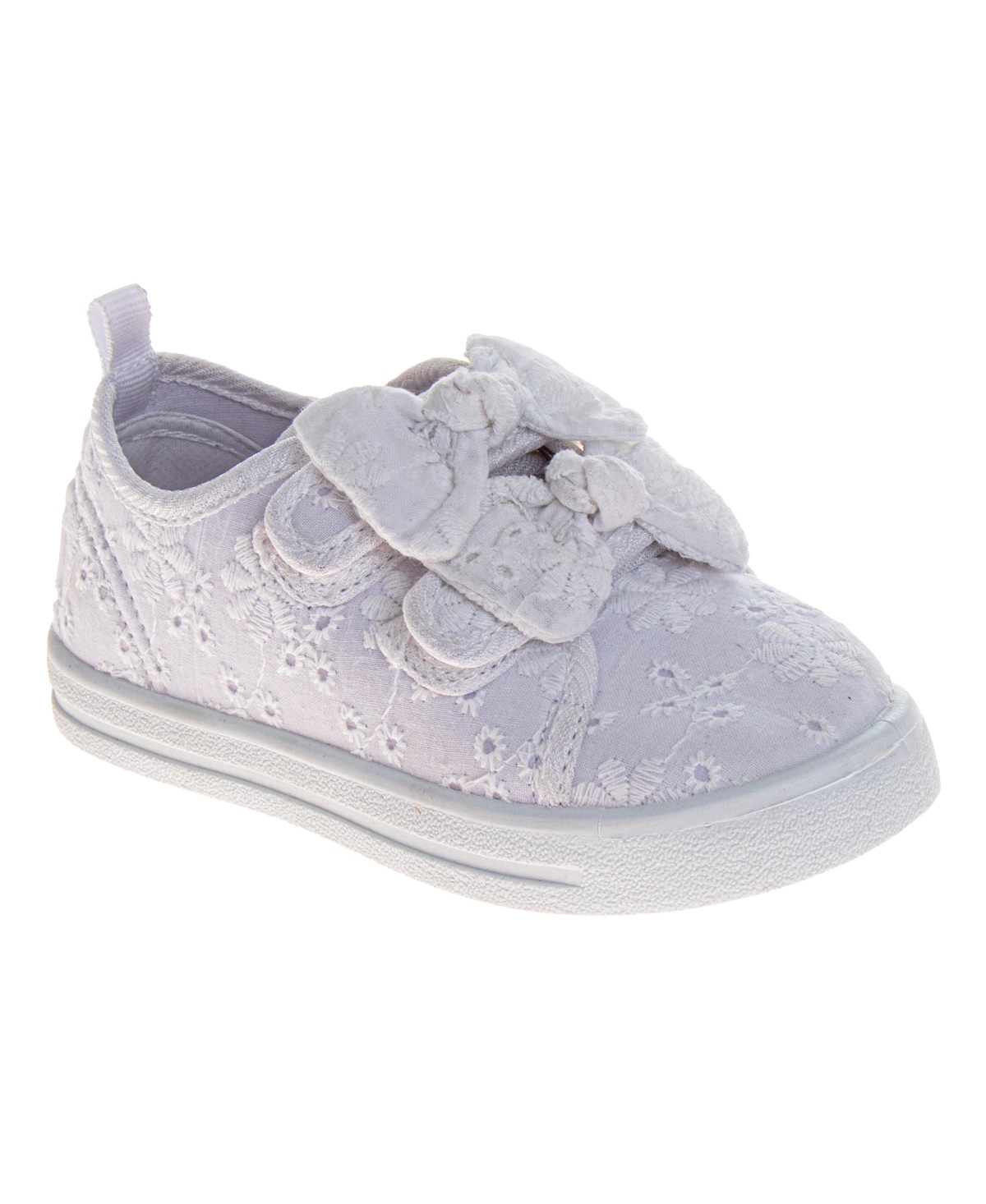 Click here for Laura Ashley Girls (7-12) Glitter Bow Hook-and-Loo... prices