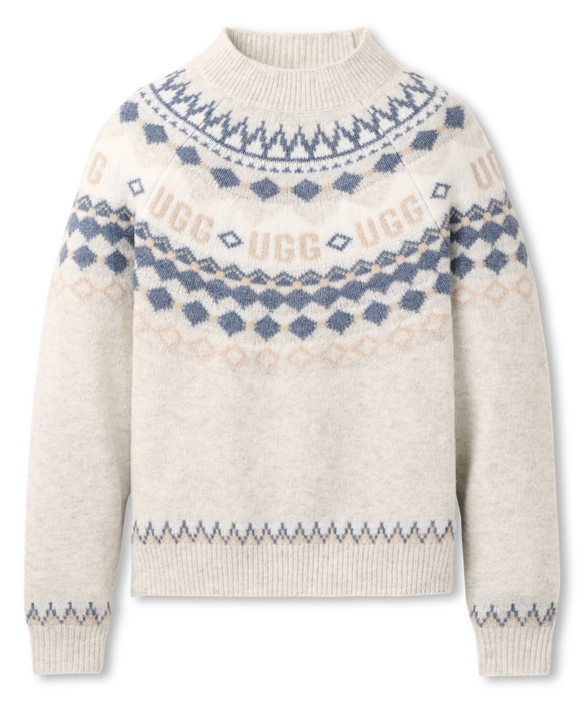 Click here for Ugg Womens Braylee Uggisle Crewneck Sweater - Grey... prices