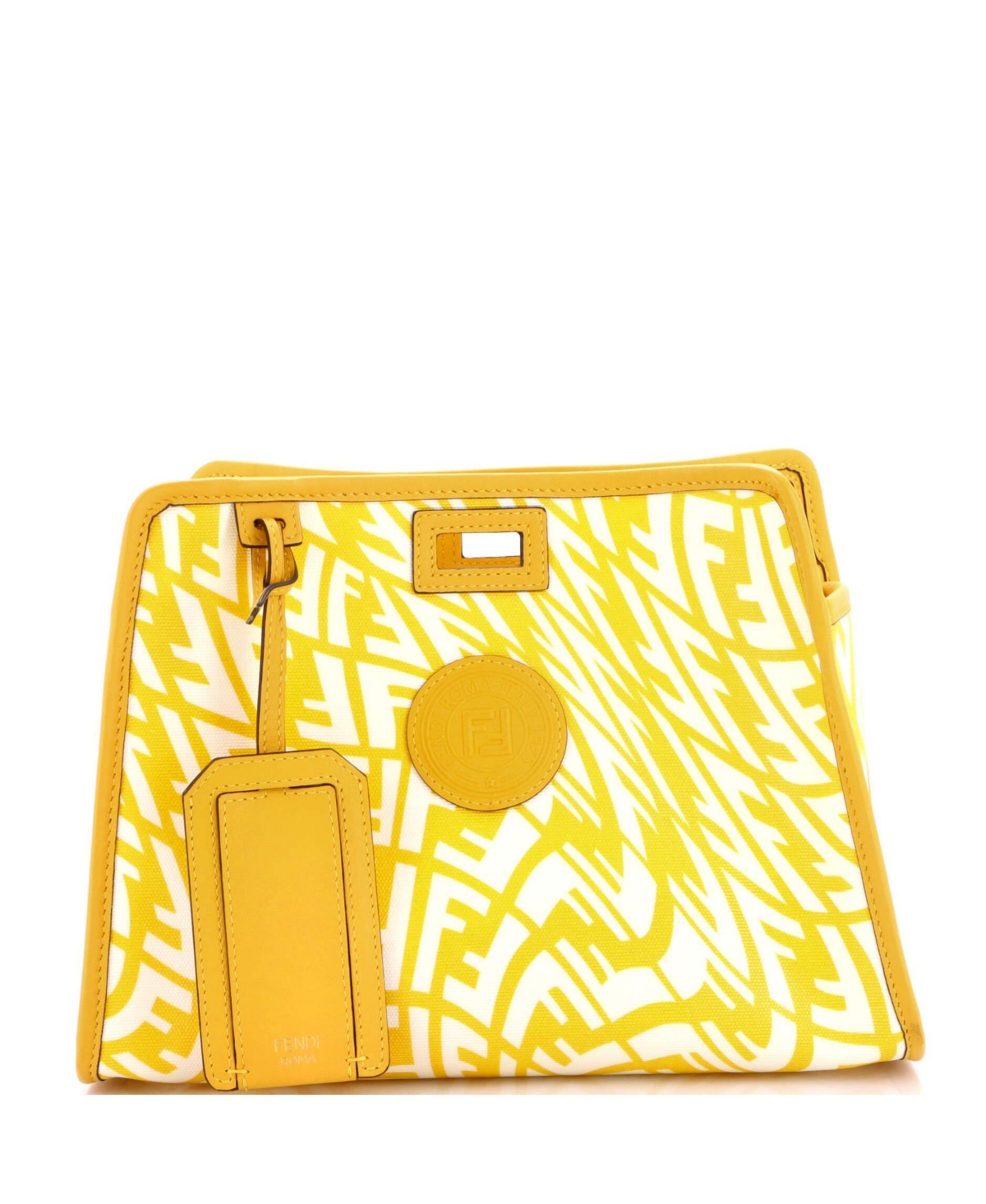 Click here for Pre-Owned Fendi Mini Peekaboo Defender Zucca Coate... prices