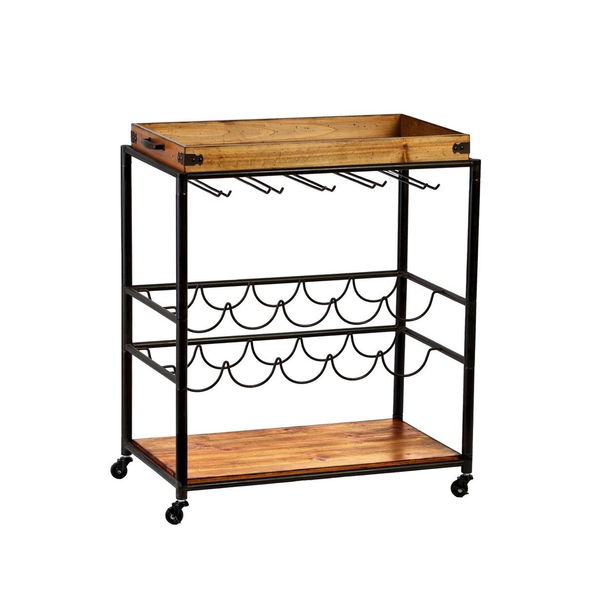 Click here for Augusta Home Mayson Bar Cart - Black prices