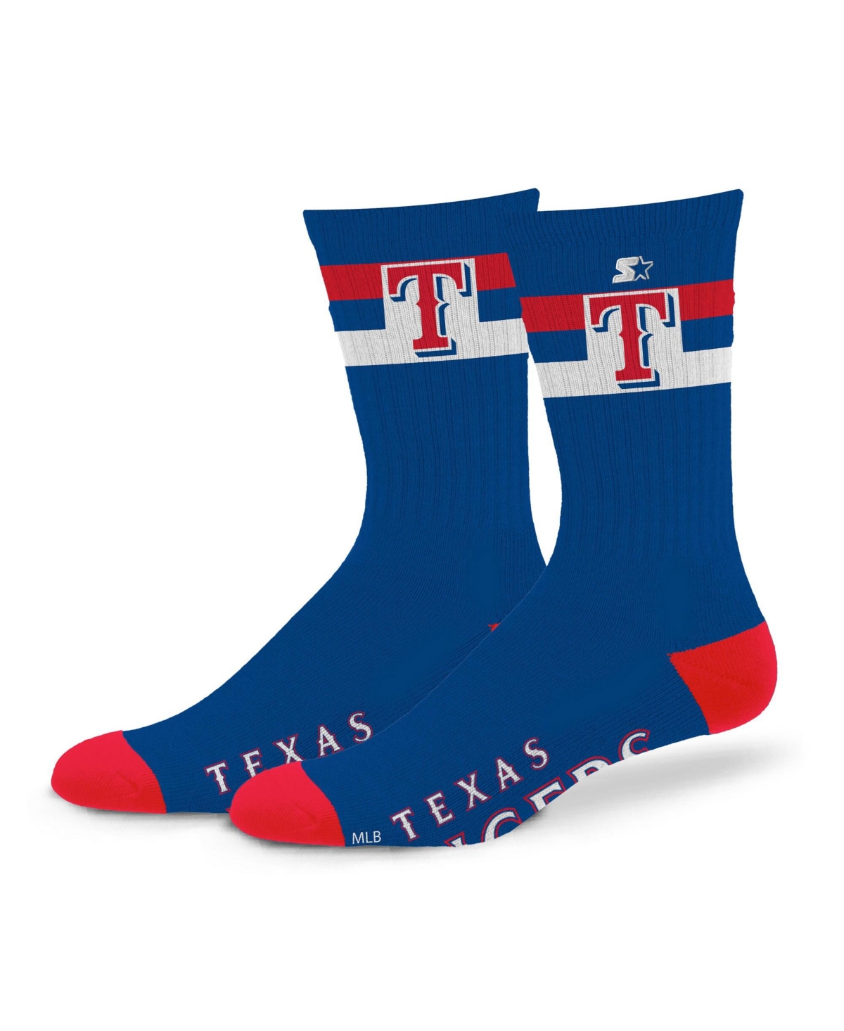 Click here for Starter Mens and Womens Texas Rangers Team Color T... prices
