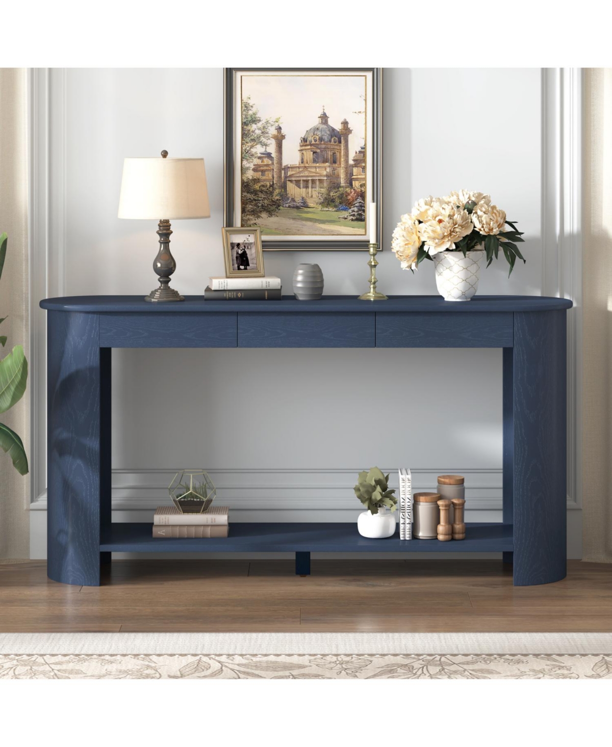 Click here for Rainsken Farmhouse Console Table  with 3 Top Drawe... prices