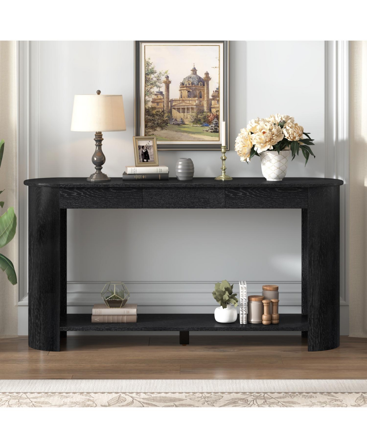 Click here for Rainsken Farmhouse Console Table  with 3 Top Drawe... prices