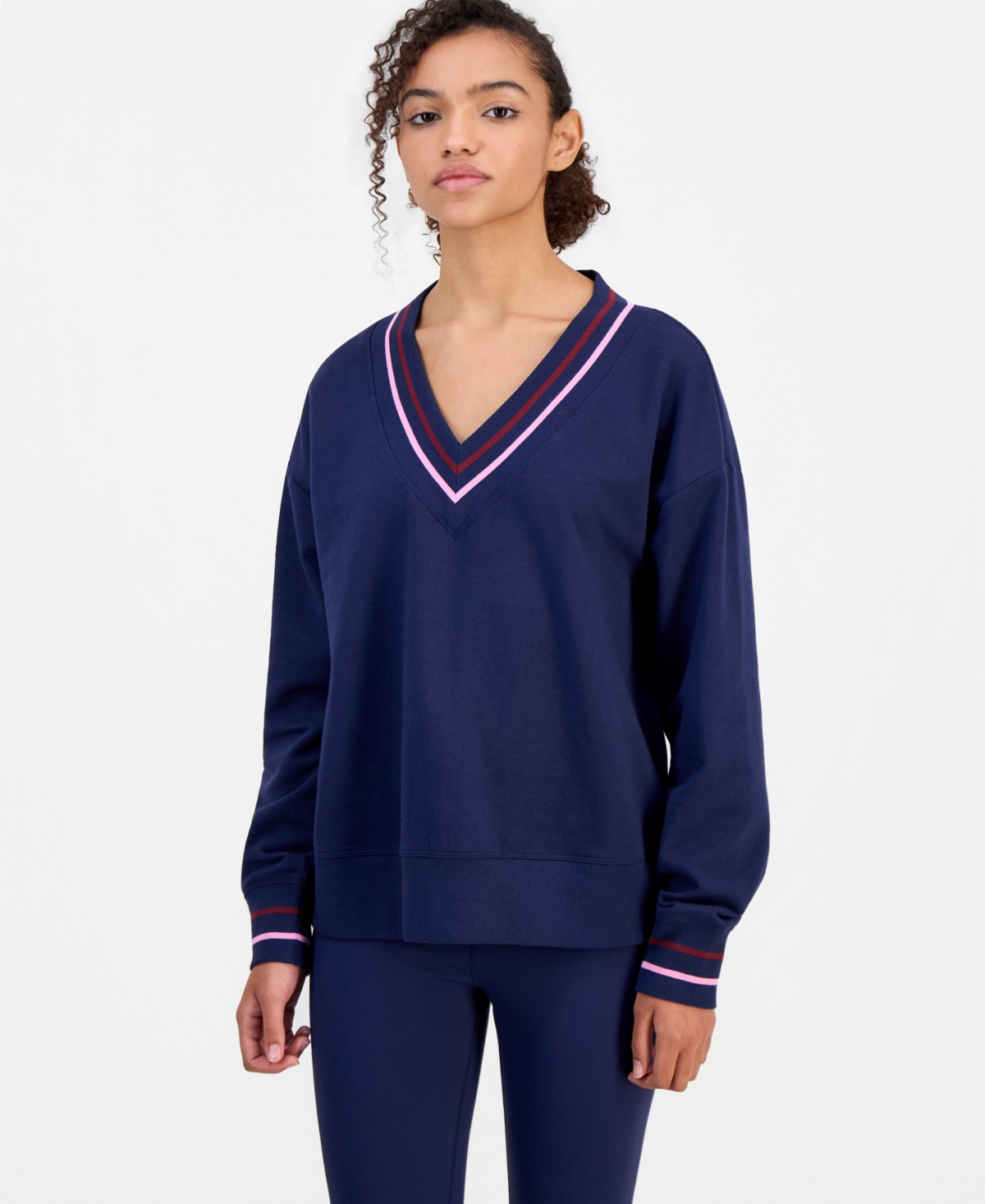 Click here for Id Ideology Womens Fleece Long-Sleeve V-Neck Sweat... prices