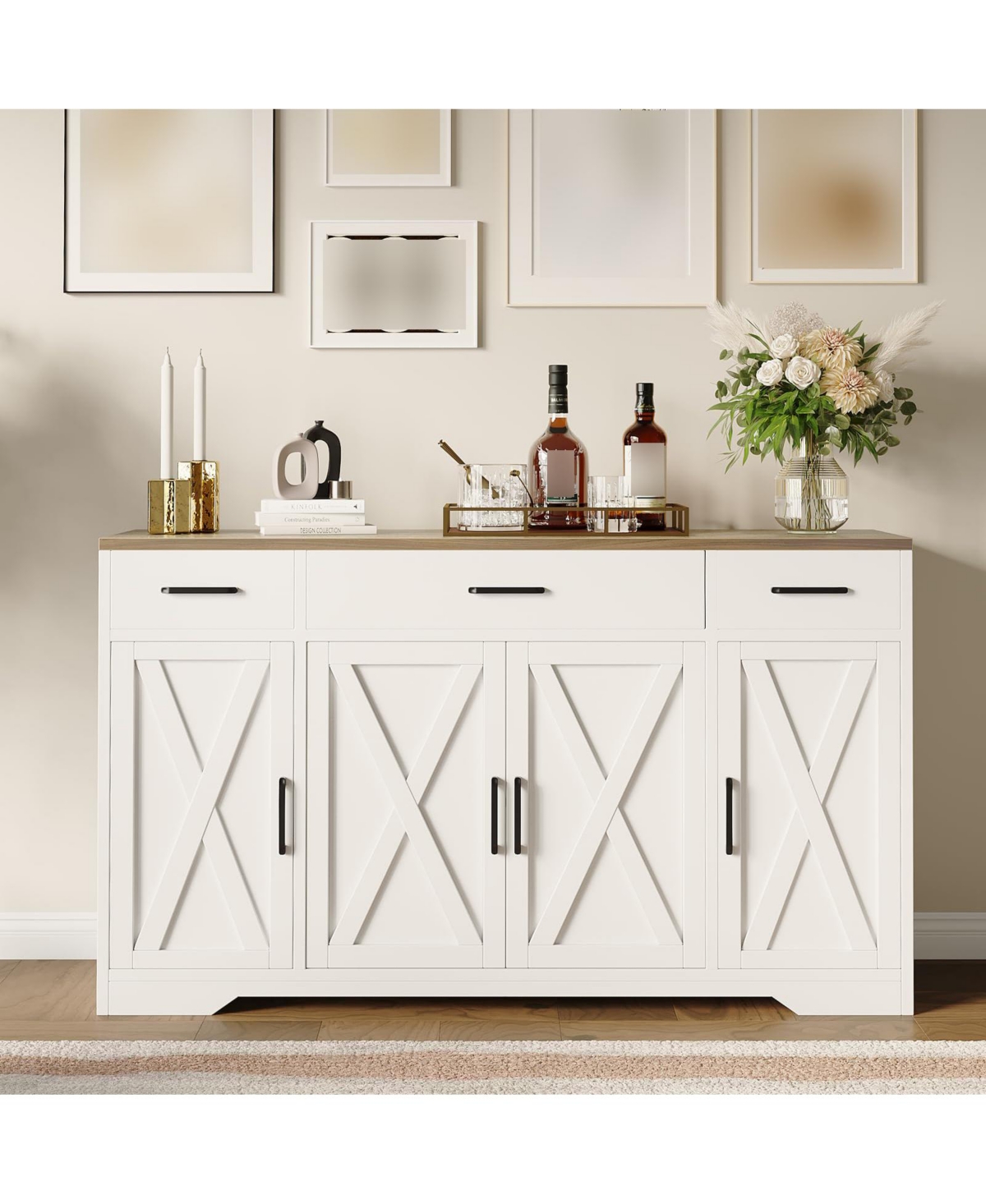 Click here for gaomon 55 Sideboard Buffet Cabinet  Large Coffee B... prices