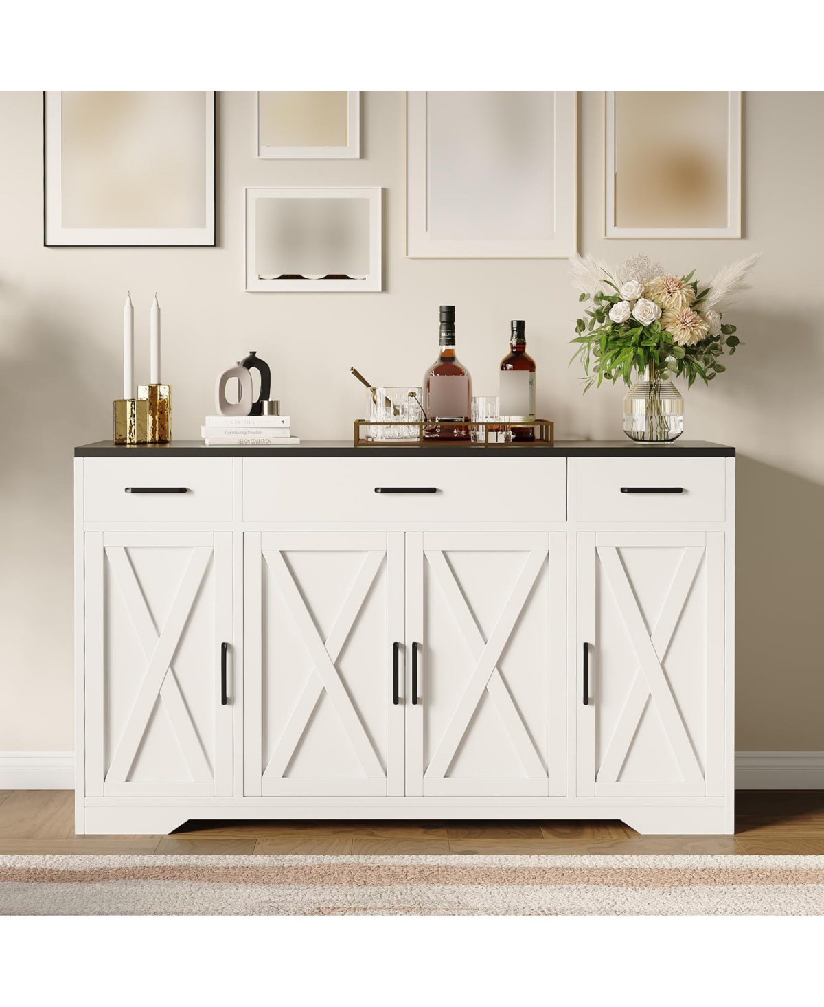 Click here for gaomon 55 Sideboard Buffet Cabinet  Large Coffee B... prices