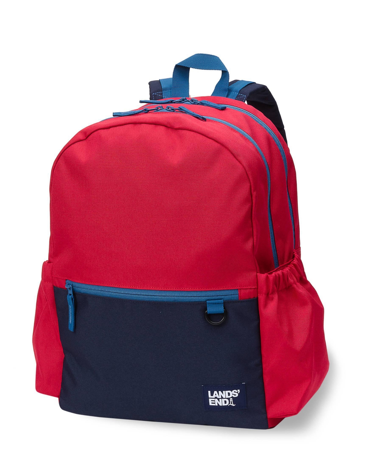 Click here for Lands End Kids Techpack Medium Backpack - Red/clas... prices