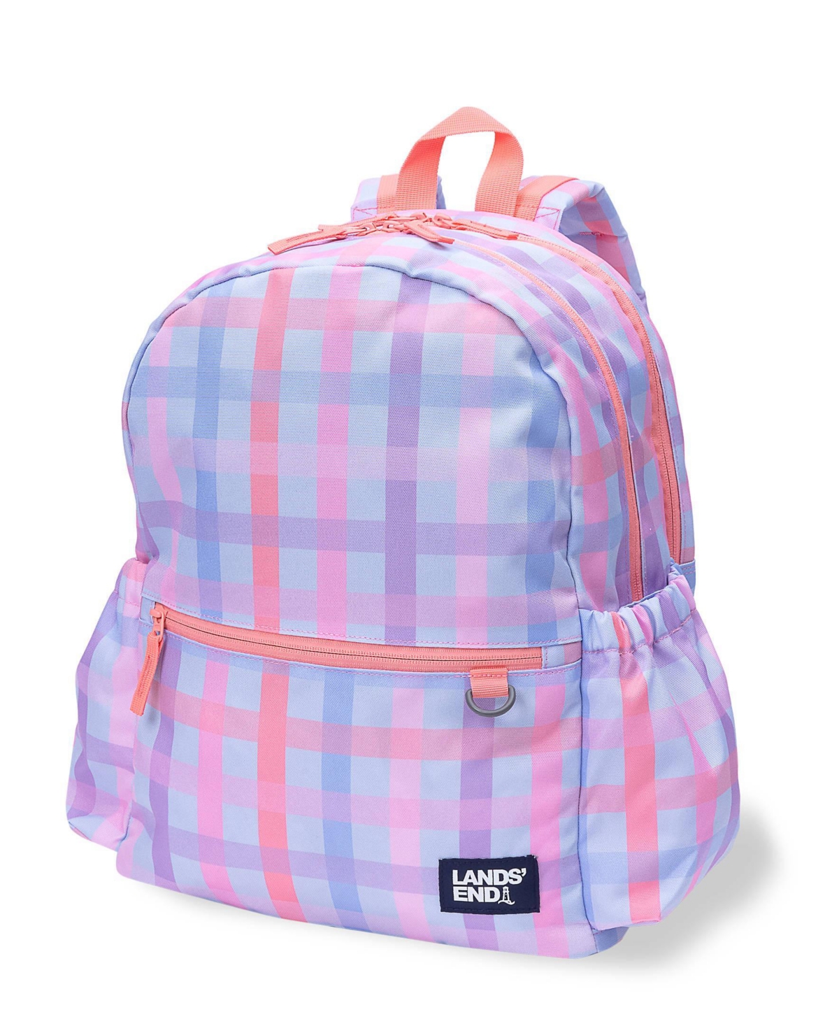 Click here for Lands End Kids Techpack Medium Backpack - Coral bl... prices