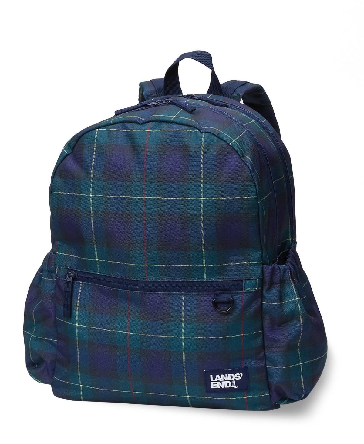 Click here for Lands End Kids Techpack Medium Backpack - Navy/gre... prices