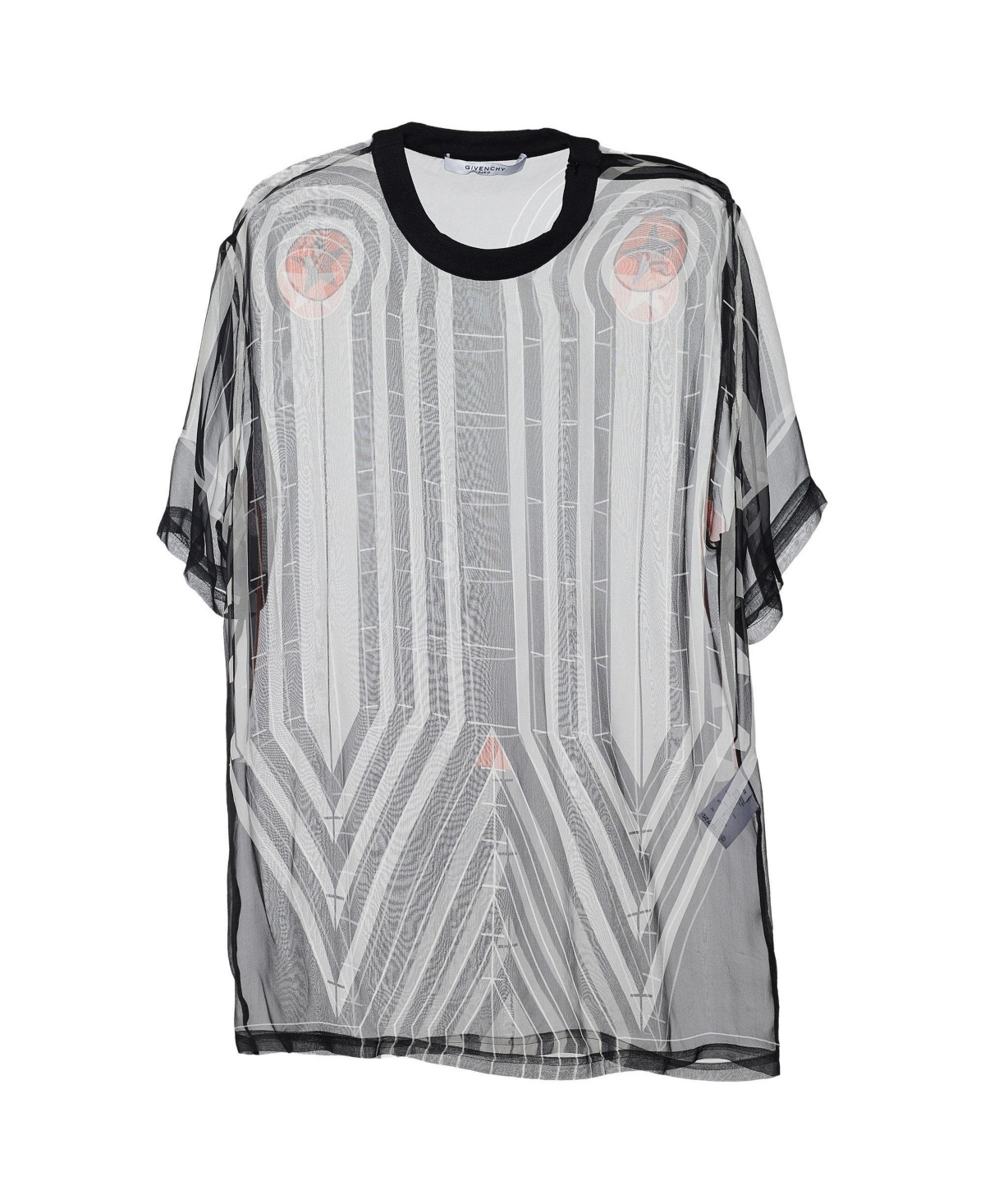Click here for Pre-Owned Givenchy Womens Sheer Silk Geometric Pri... prices