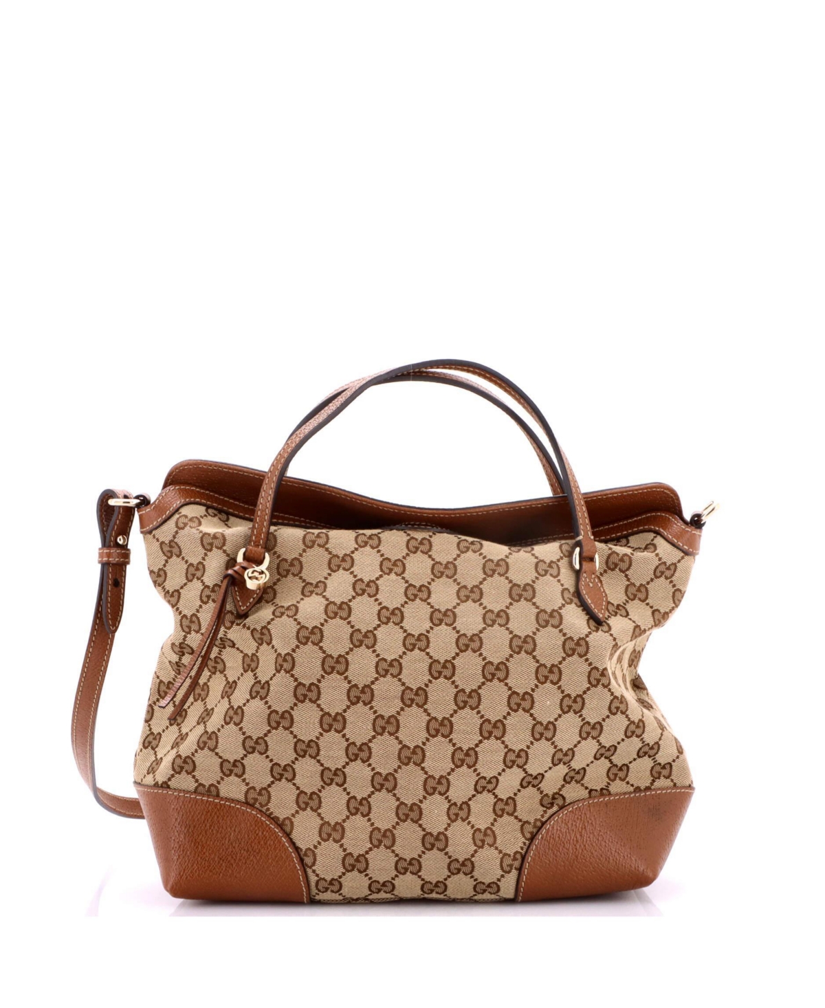 Click here for Pre-Owned Gucci Medium Bree Convertible Top Handle... prices