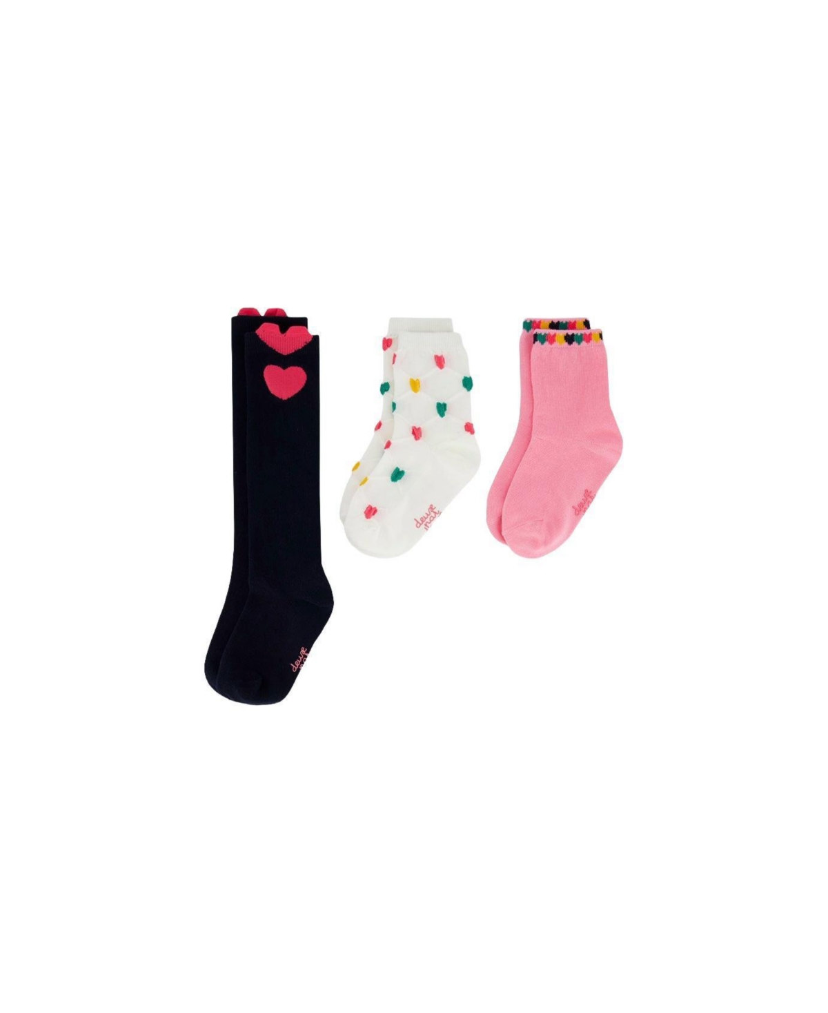 Click here for Deux par Deux Toddler Girl Socks ( ( size 3 4 ) 3... prices