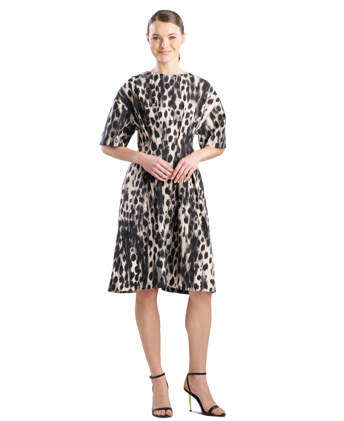 Click here for Natori Womens Crew Neck Dress - Tan/Beige prices
